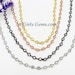 CZ Chain by the Yard, Genuine Diamond Shape CZ Bezel Chain Gold CH #548 ...
