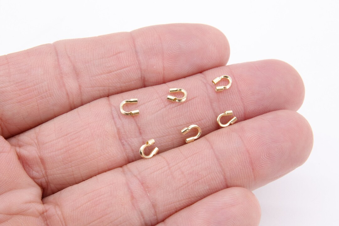 14 K Gold Filled Cable Wire Guard, 1.14mm Gold Wire Savers AG #875 ...