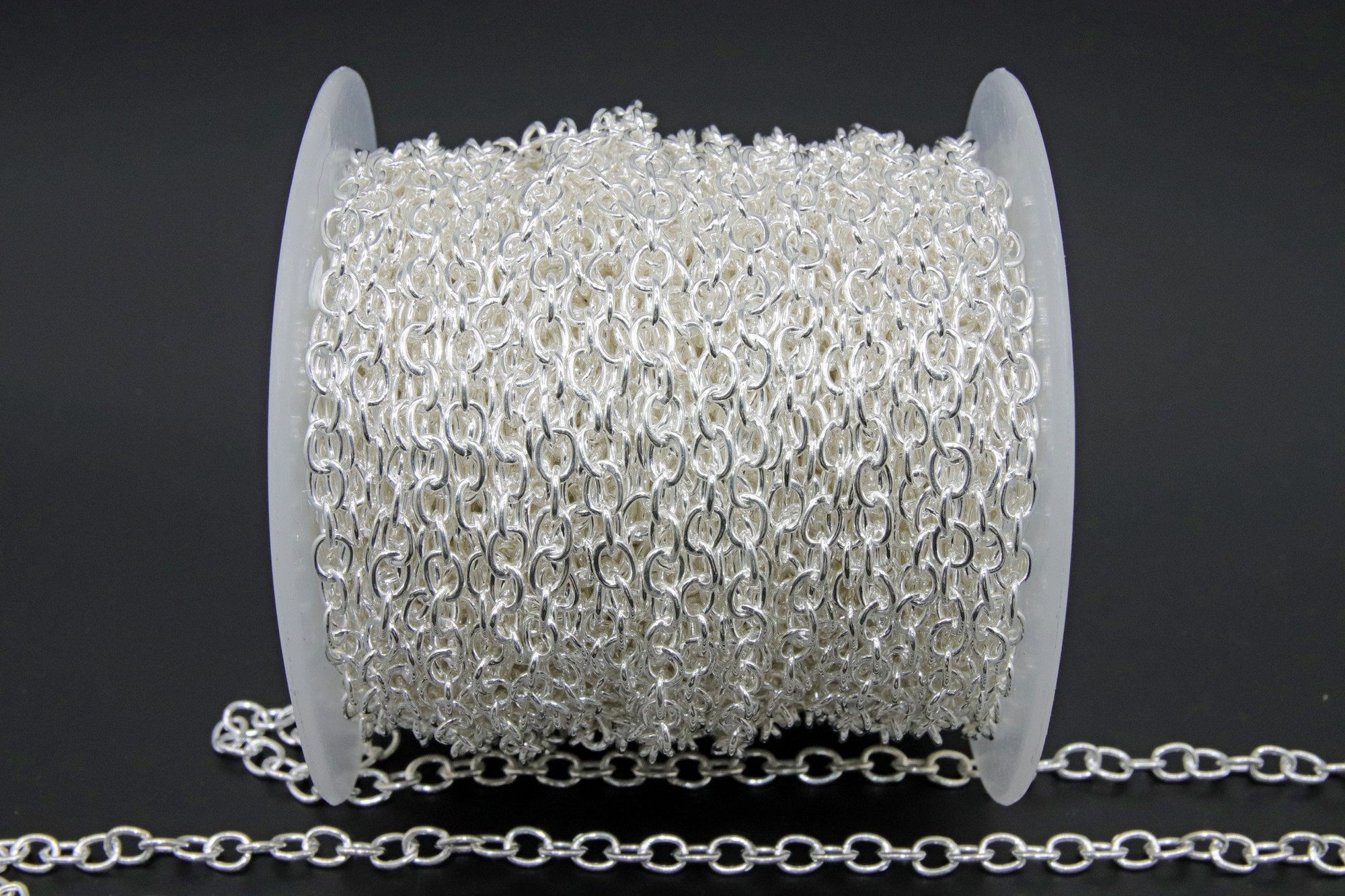 Cable Chain 4 Mm Square Diamond Unfinished Necklace 16 K | Etsy