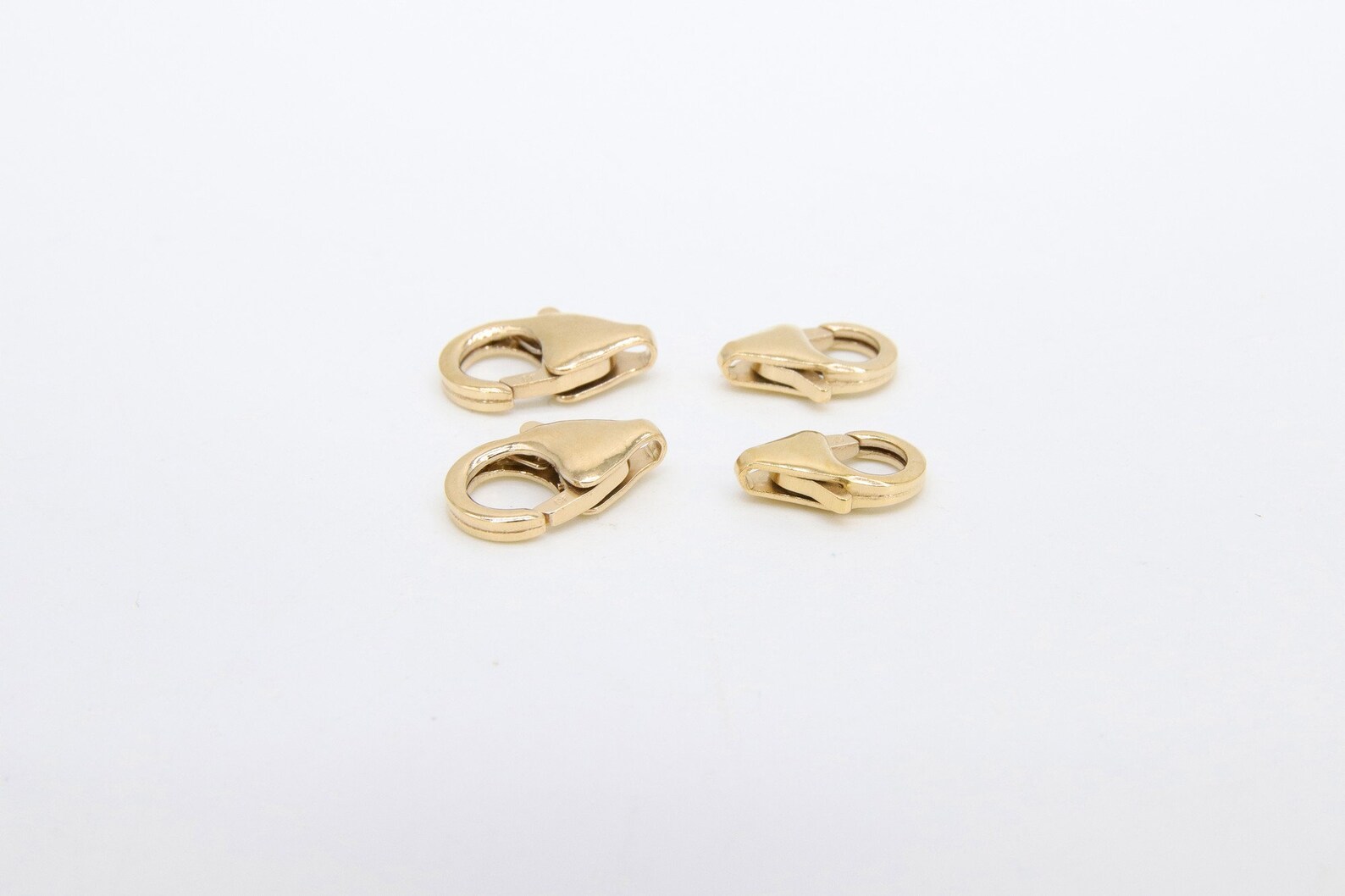 14 K Gold Filled Lobster Clasps, Parrot Clasp Jewelry Findings # 2119 ...