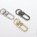 Gold Spring Gate Clasps, Silver or Black Spring Lock Swivel Push Clip ...