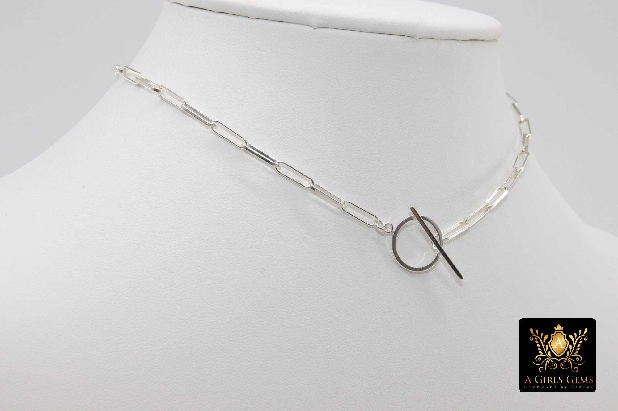 Tiger Head Chain Necklace 925 Sterling Silver Toggle | Etsy