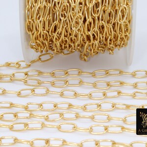 Large Link Chain, 14 Mm Rectangle Necklace Chain CH 275, 22 K Matte ...