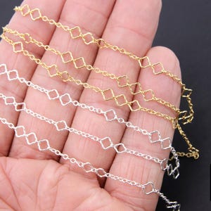 14 K Gold Filled Clover Chain, 5.1 Mm Quatrefoil 925 Sterling Silver ...