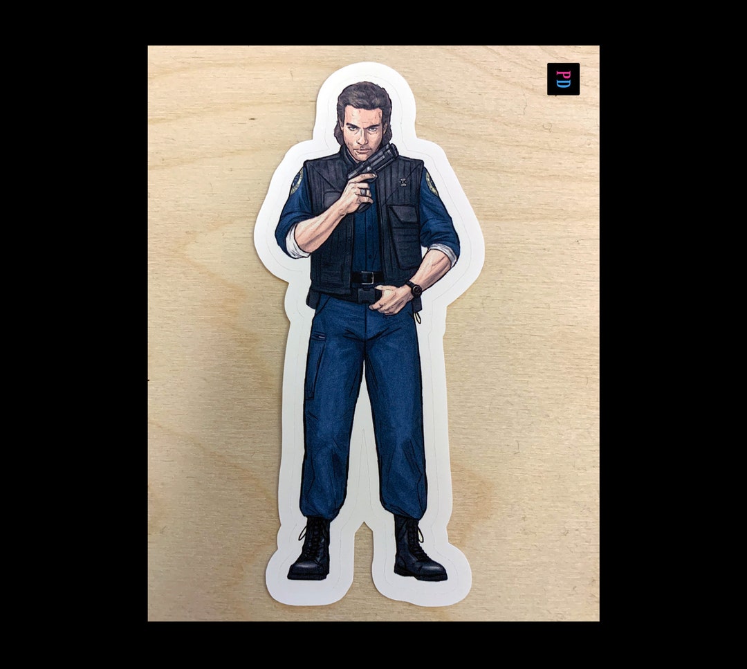 Portal Officer Character Sticker - Weatherproof Matte / Glossy Kiss Cut ...