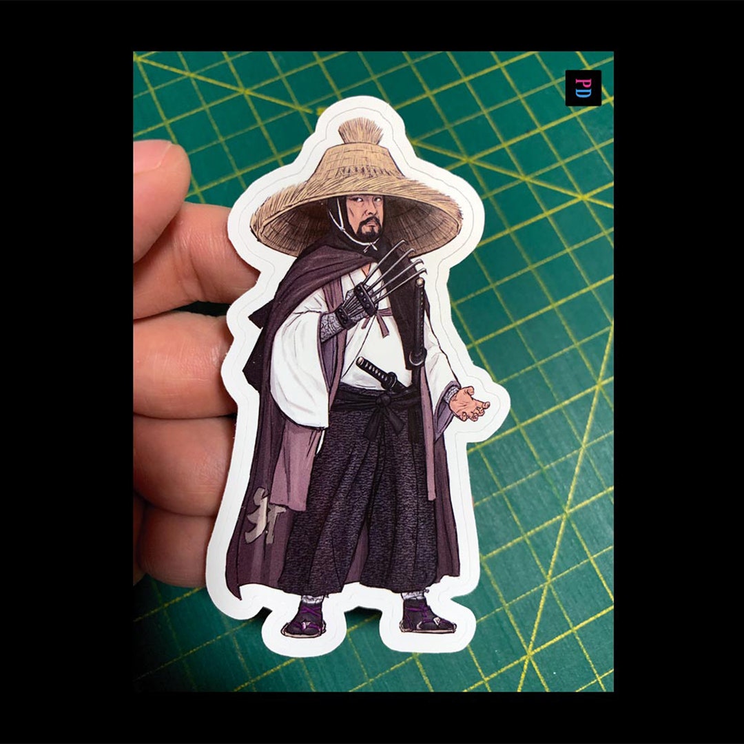 3 Ronin Assassins Character Stickers - Weatherproof Matte / Glossy Kiss ...