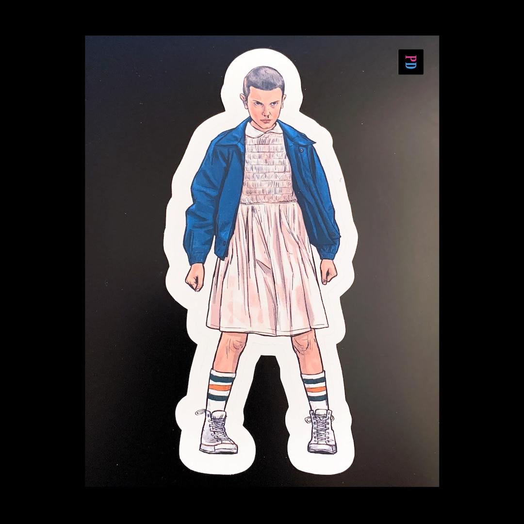 Young Orphan Character Sticker - Weatherproof Matte / Glossy Kiss Cut ...