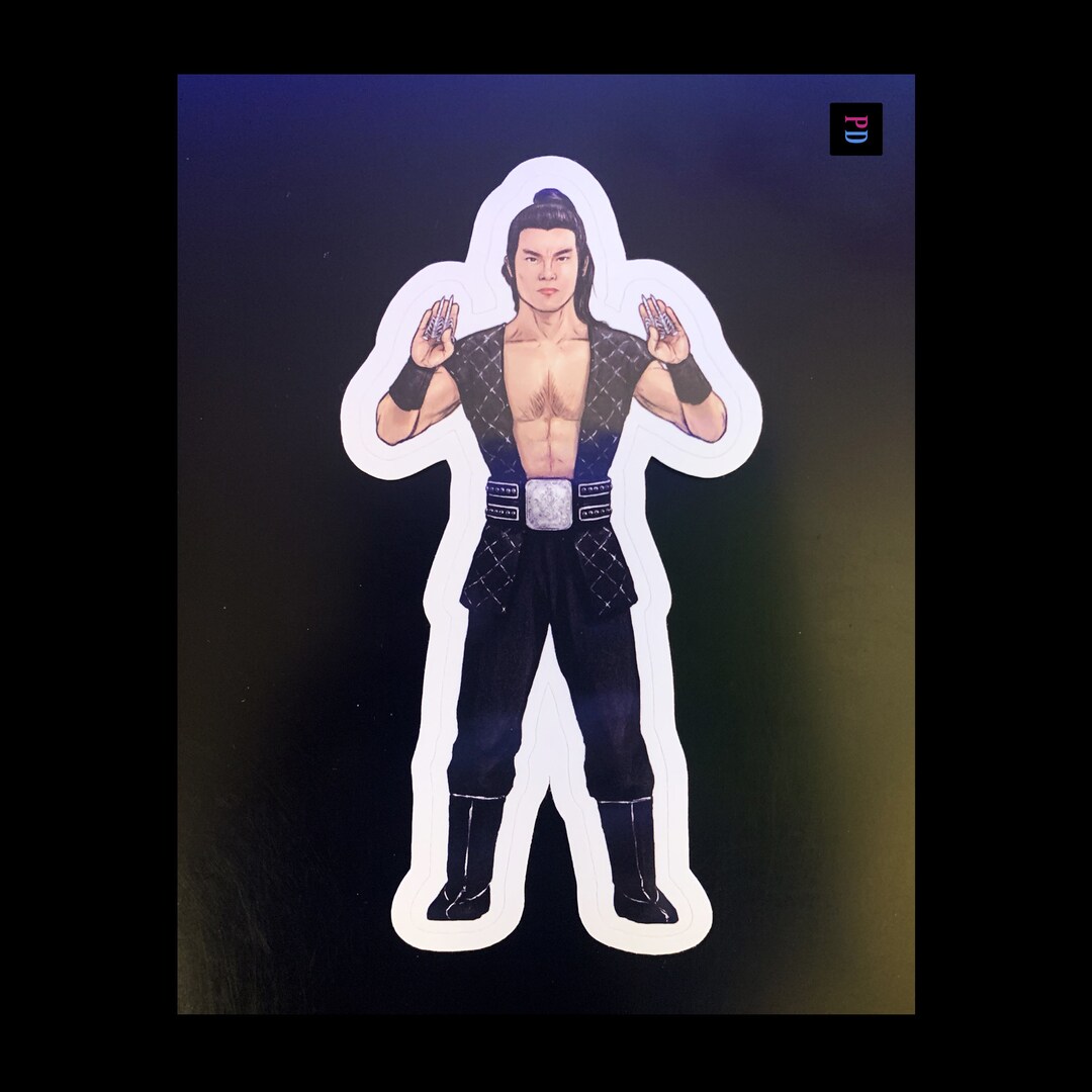 Black Disciple Character Sticker - Weatherproof Matte / Glossy Kiss Cut ...