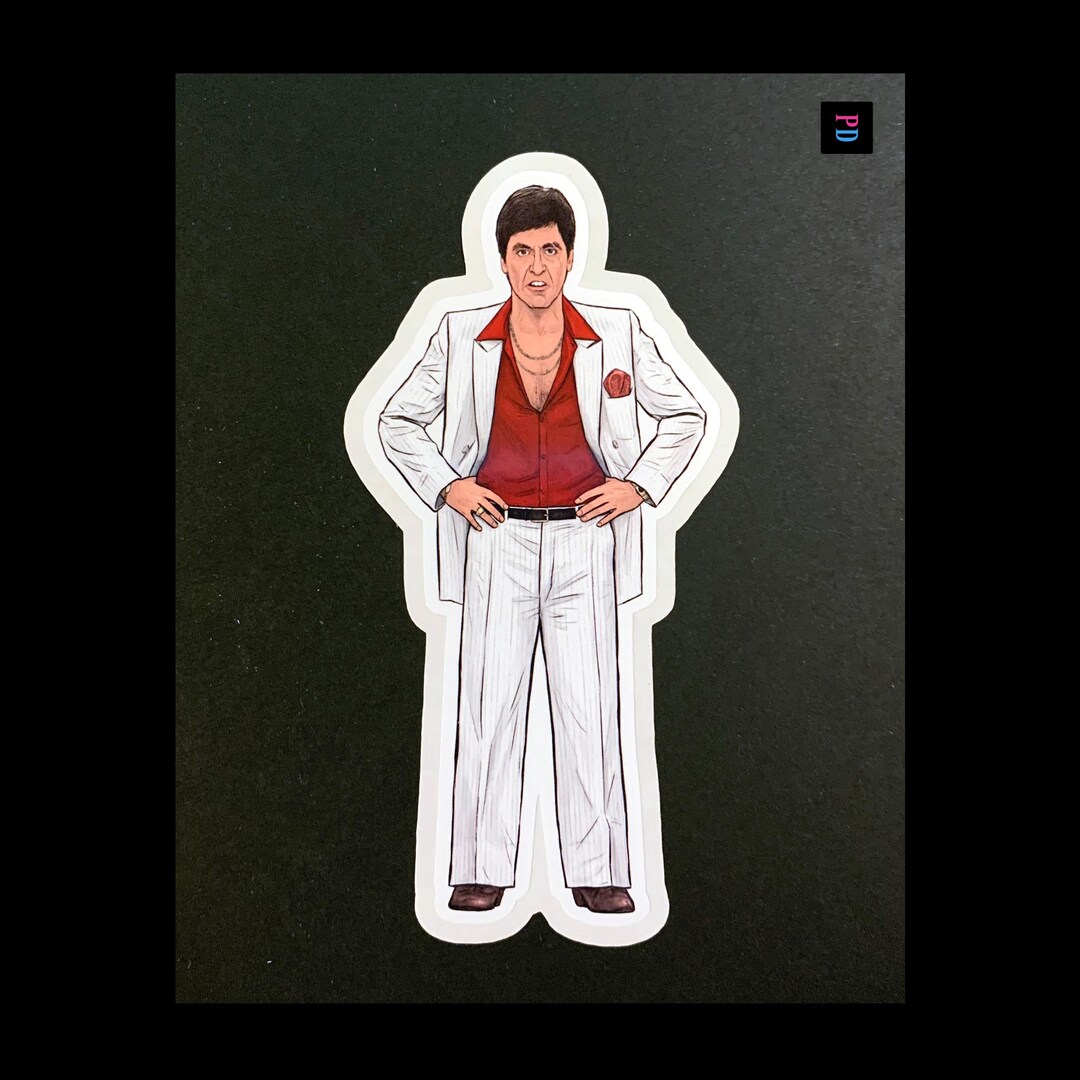Big Time Gangster Character Sticker - Weatherproof Matte / Glossy Kiss ...