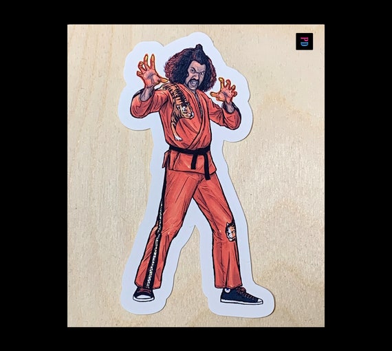 Tiger Fighter Character Sticker Weatherproof Matte / Glossy - Etsy