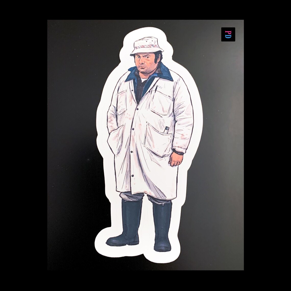 Broski Character Sticker Weatherproof Matte / Glossy Kiss | Etsy