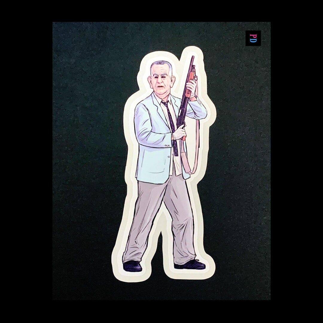 Armed Maskman #3 Character Sticker - Weatherproof Matte / Glossy Kiss ...