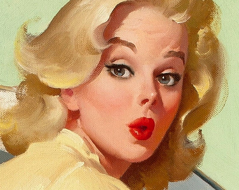 1964 near Miss Vintage Style Elvgren Sexy Pinup - Etsy