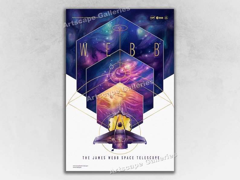NASA James Webb Space Telescope Poster - Etsy