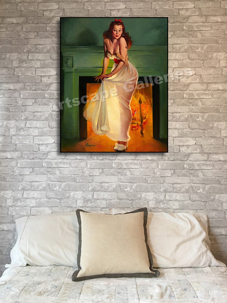 Elvgren sheer Delight Vintage Style Brunette Pinup - Etsy Elvgren sheer Delight Vintage Style Brunette Pinup - Etsy