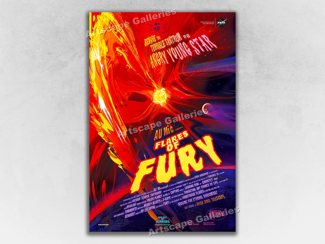 Flares of Fury! an Angry Young Star - NASA Space Horror Movie Space ...
