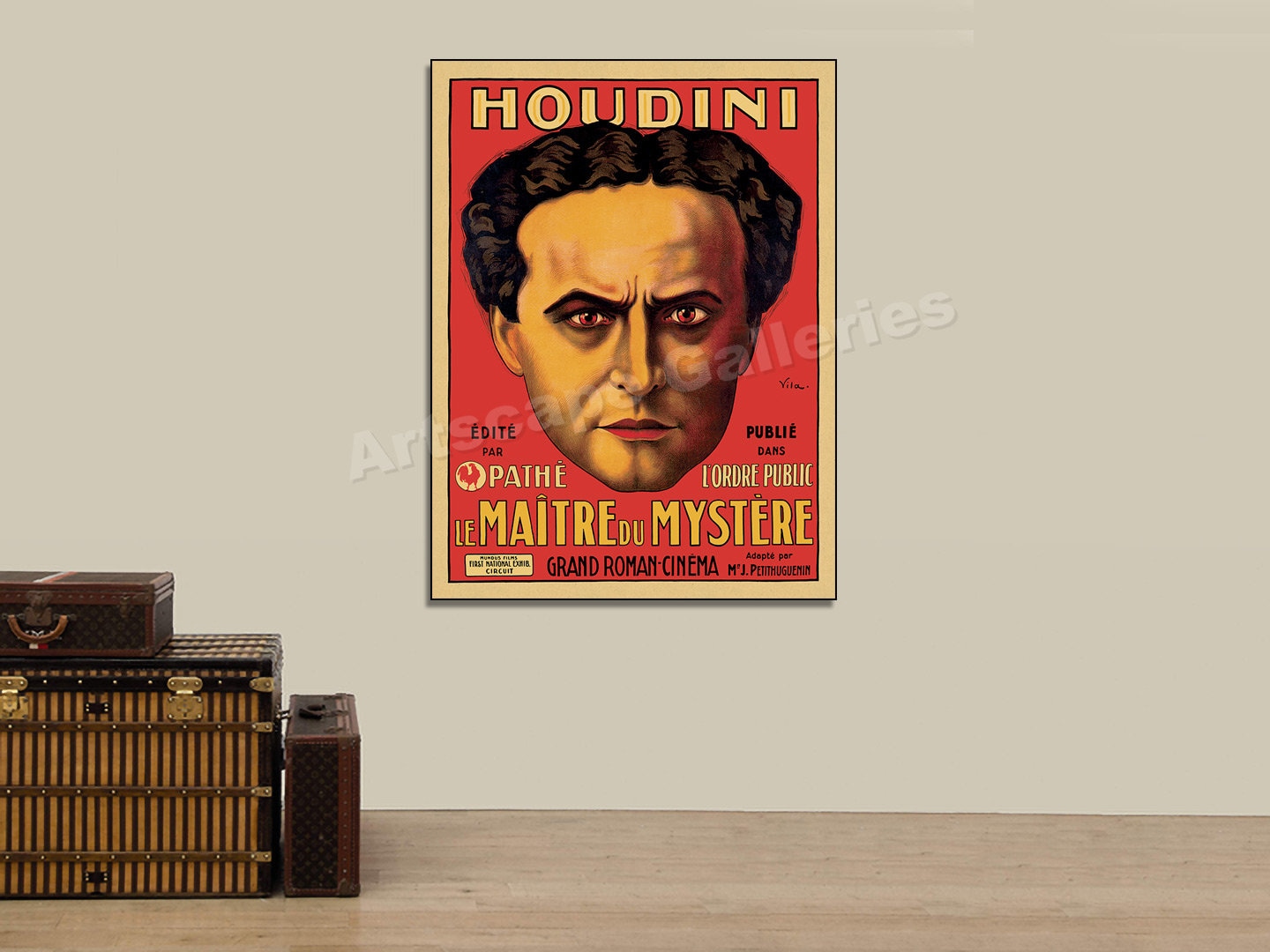 Houdini 1910 - Escape Artist - Master of Mystery Classic Magic Poster ...