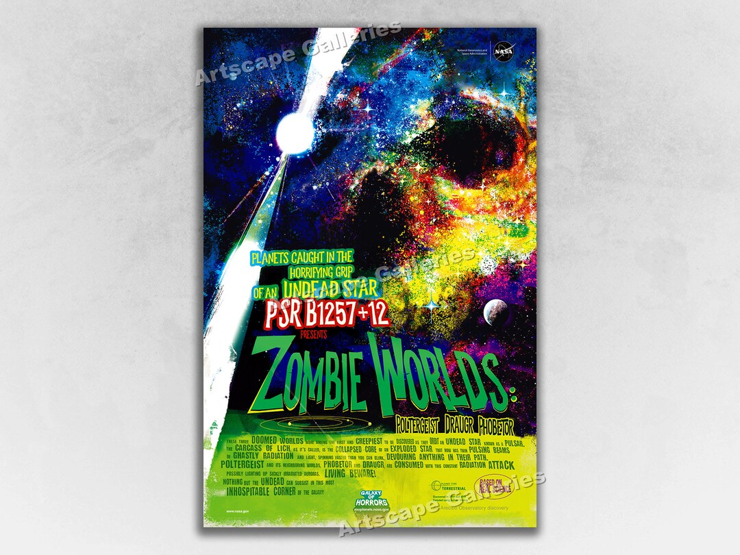 Zombie Worlds! Undead Stars! NASA Horror Movie Style Space Travel ...