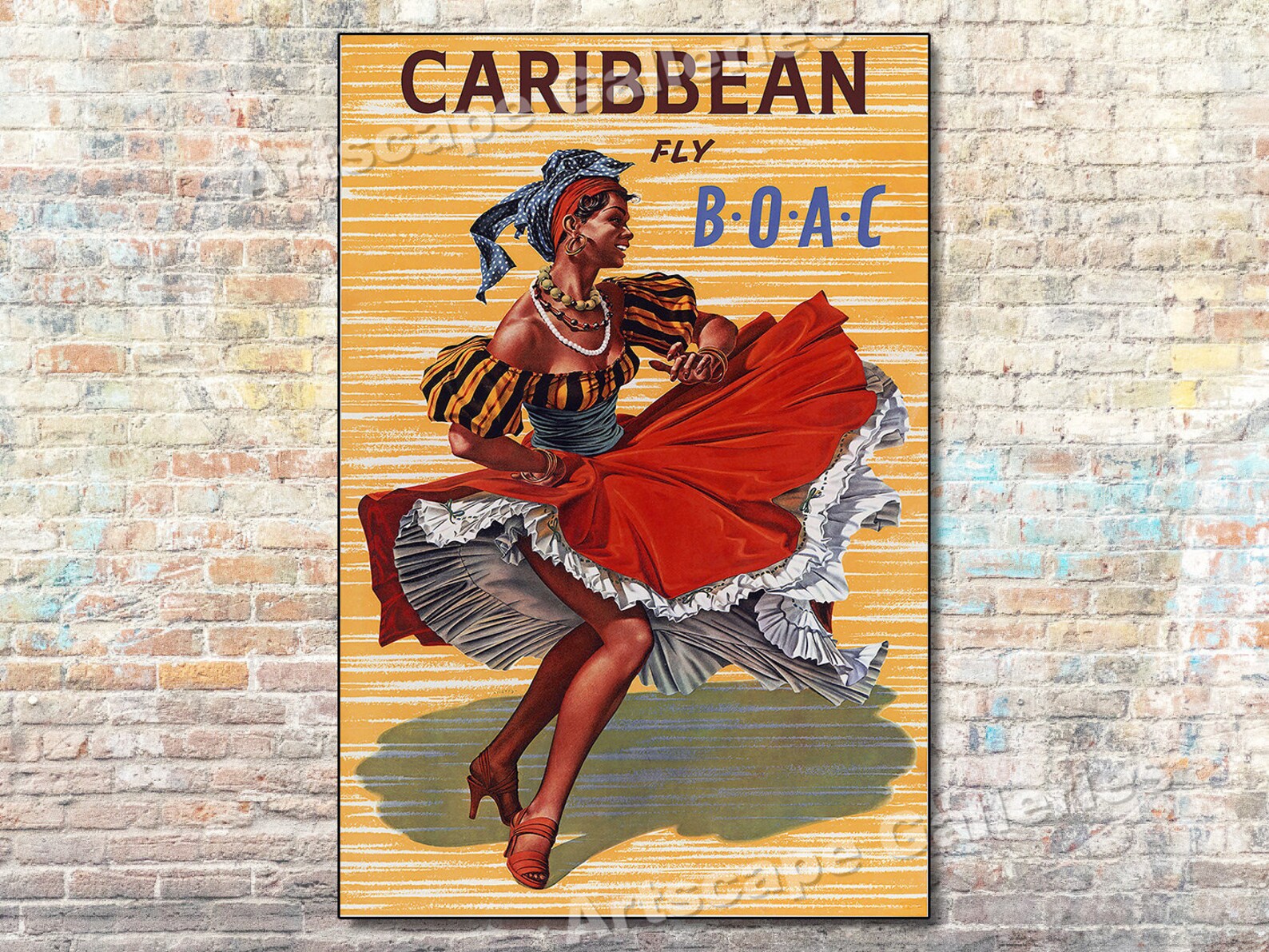 Fly To The Caribbean 1950s BOAC Airline Vintage Style Travel Etsy fly-to-the-caribbean-1950s-boac-airline-vintage-style-travel-etsy