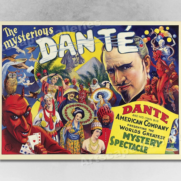 Vintage Magic Poster - Etsy