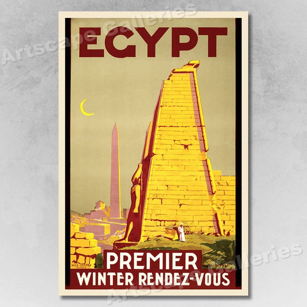 Egypt Pyramids Poster - Etsy