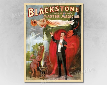 Vintage Magic Poster | Etsy