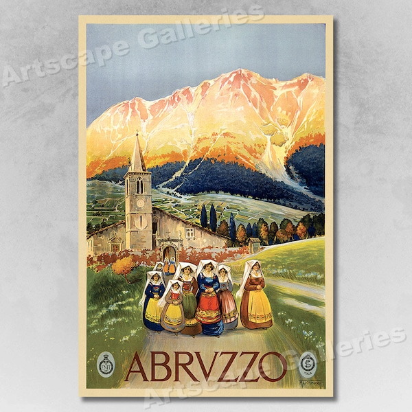 Abruzzo Italy Poster - Etsy