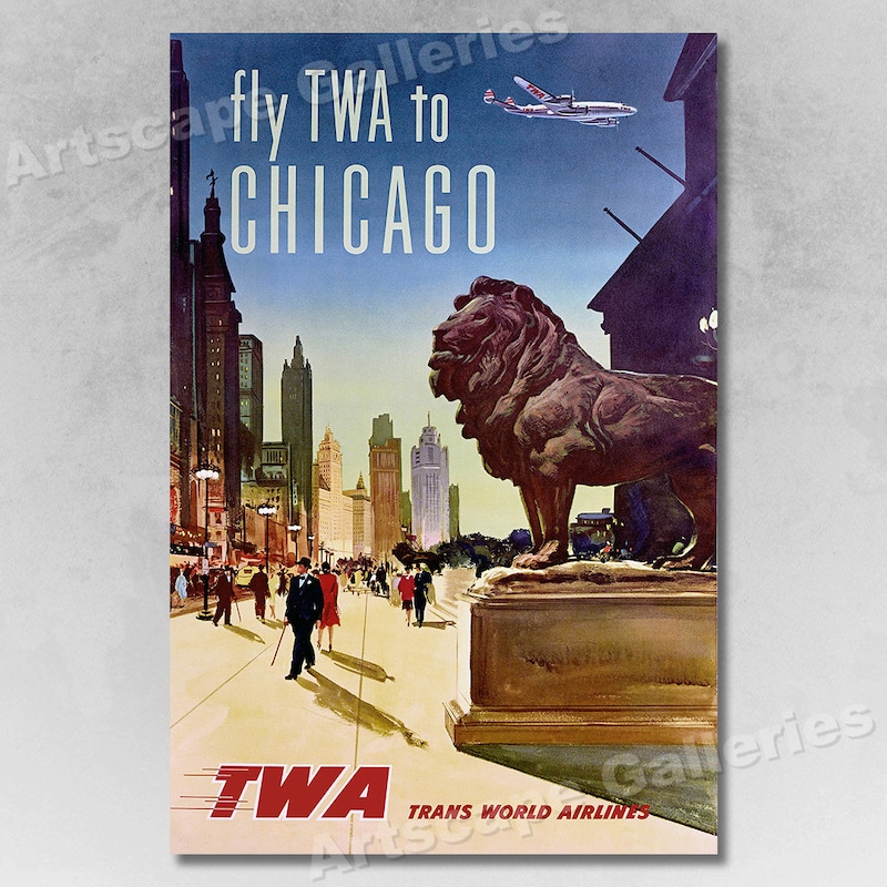 Twa Airlines Signs - Etsy