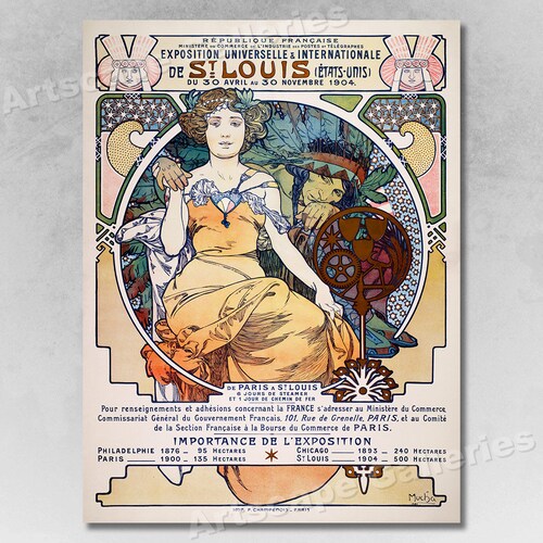 Alphonse Mucha Moon Vintage Licensed Poster - Etsy