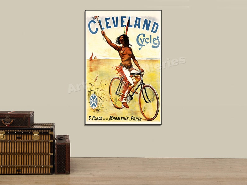 Cleveland Cycles 1897 Indian Vintage PAL Bicycle Advertising - Etsy