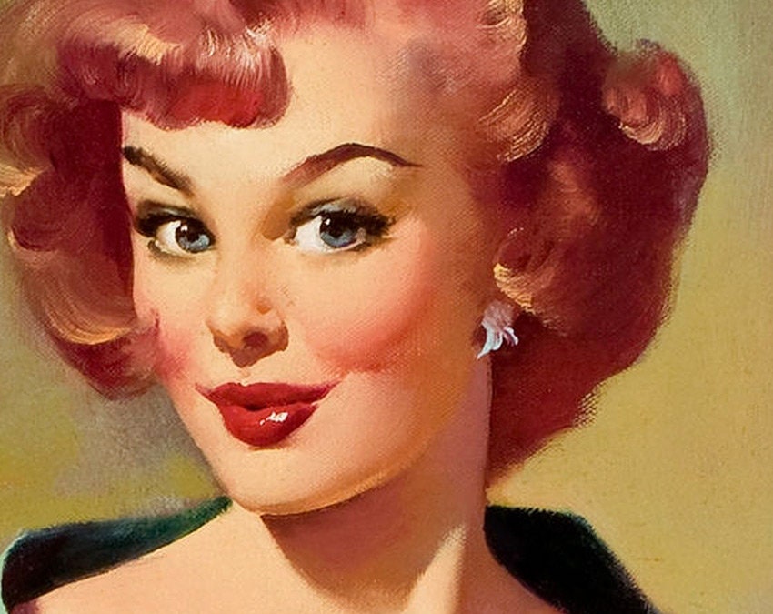 1958 "it's a Snap" Vintage Style Elvgren Slingshot Pin-up Girl Poster ...