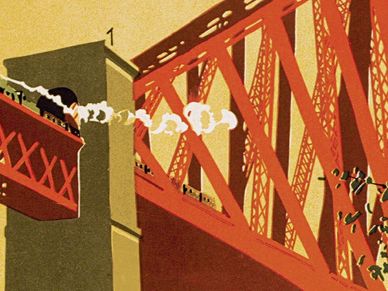 London Railway British Classic 1920s Vintage Travel Poster | Etsy