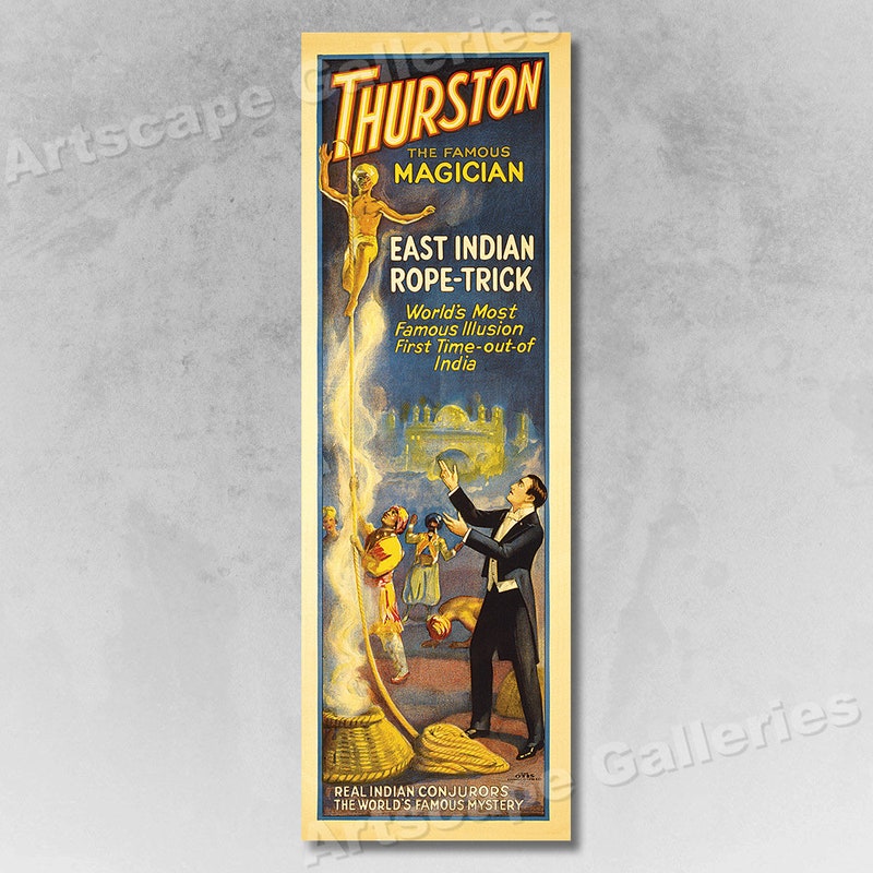 Vintage Magic Poster - Etsy