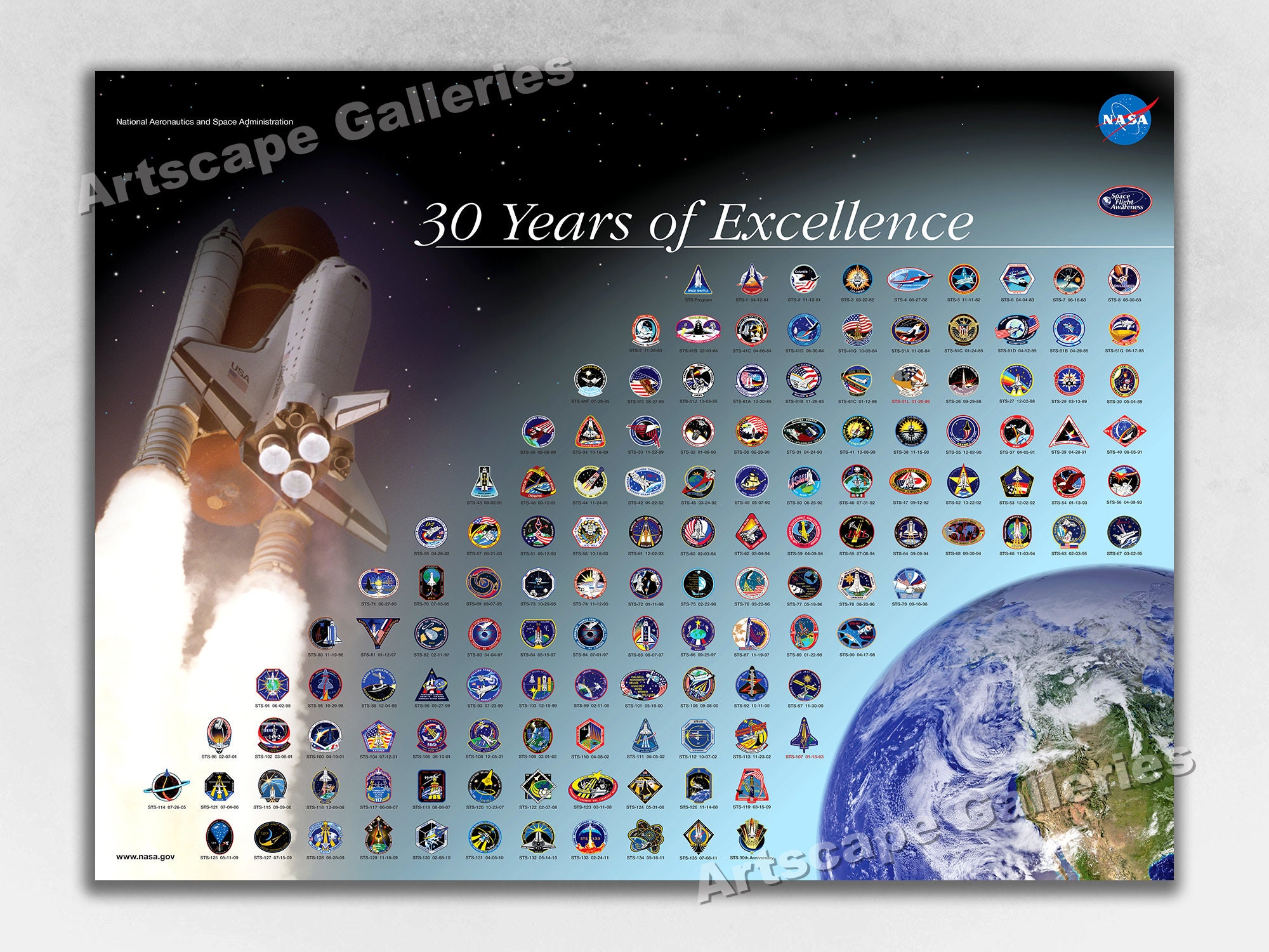 Nasa Mariner Patches