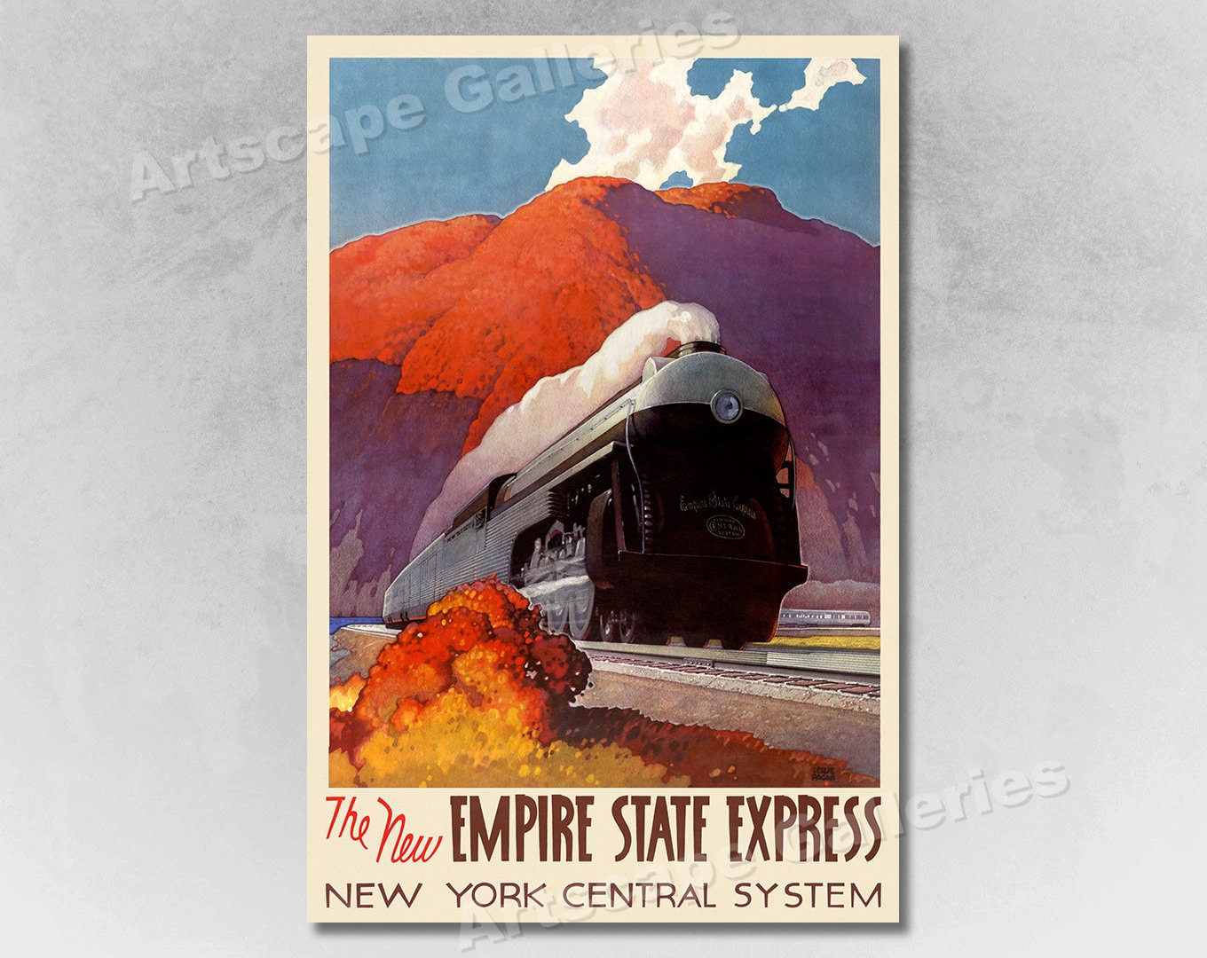 1940s Empire State Express New York Central System Classic | Etsy