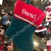 Personalized Mini Christmas Stocking, Custom Mini Stocking, - Etsy