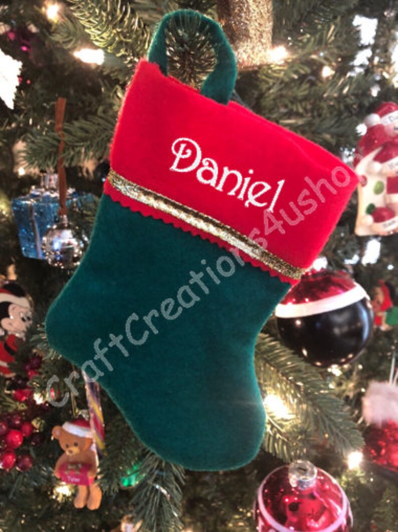 Personalized Mini Christmas Stocking Custom Mini Stocking | Etsy