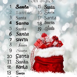 Personalized Christmas Santa Hat, Monogrammed Plush Hat, Office Party ...