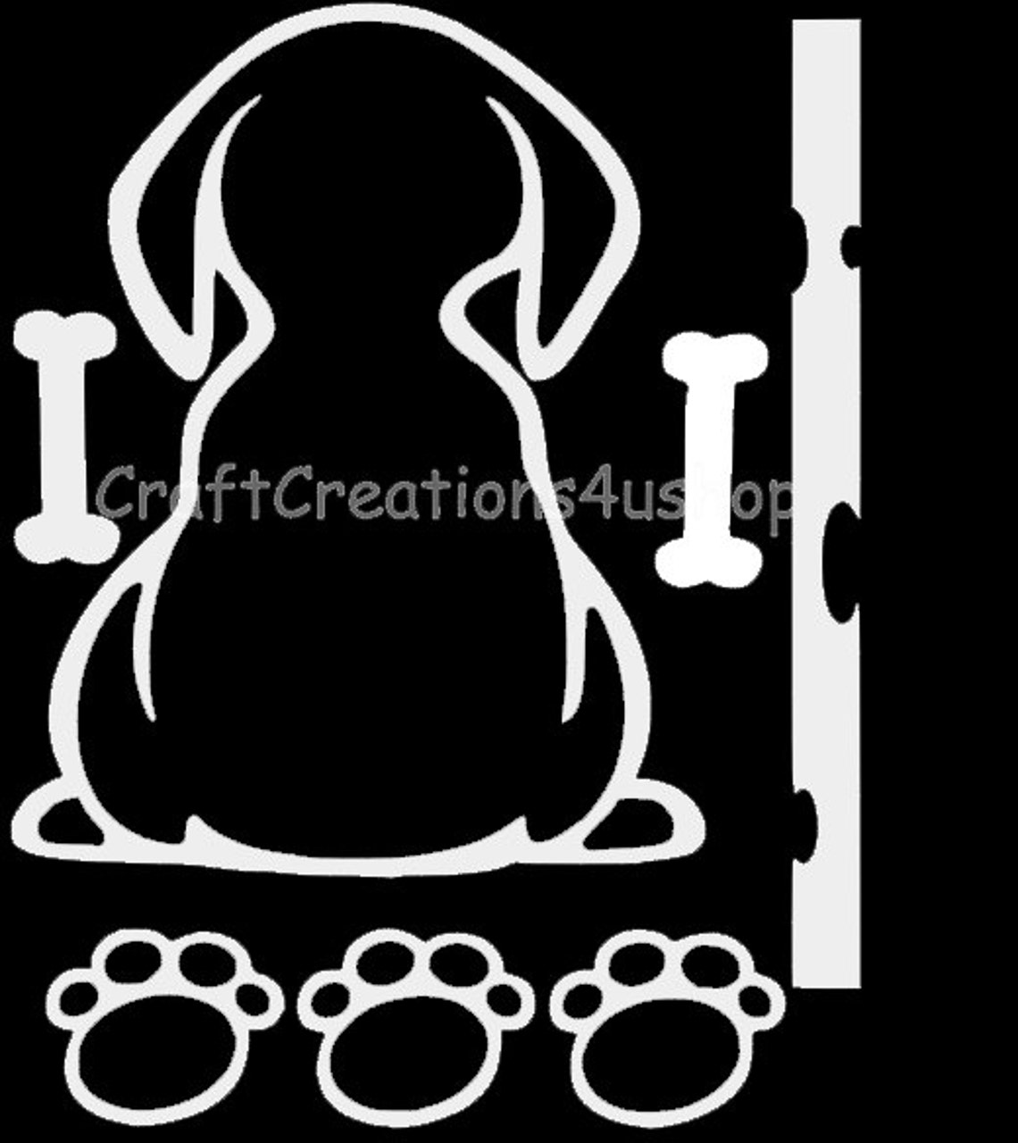 Wagging Wiper Dog Sticker, Dog Decal for Car Window, Custom Decal - Etsy