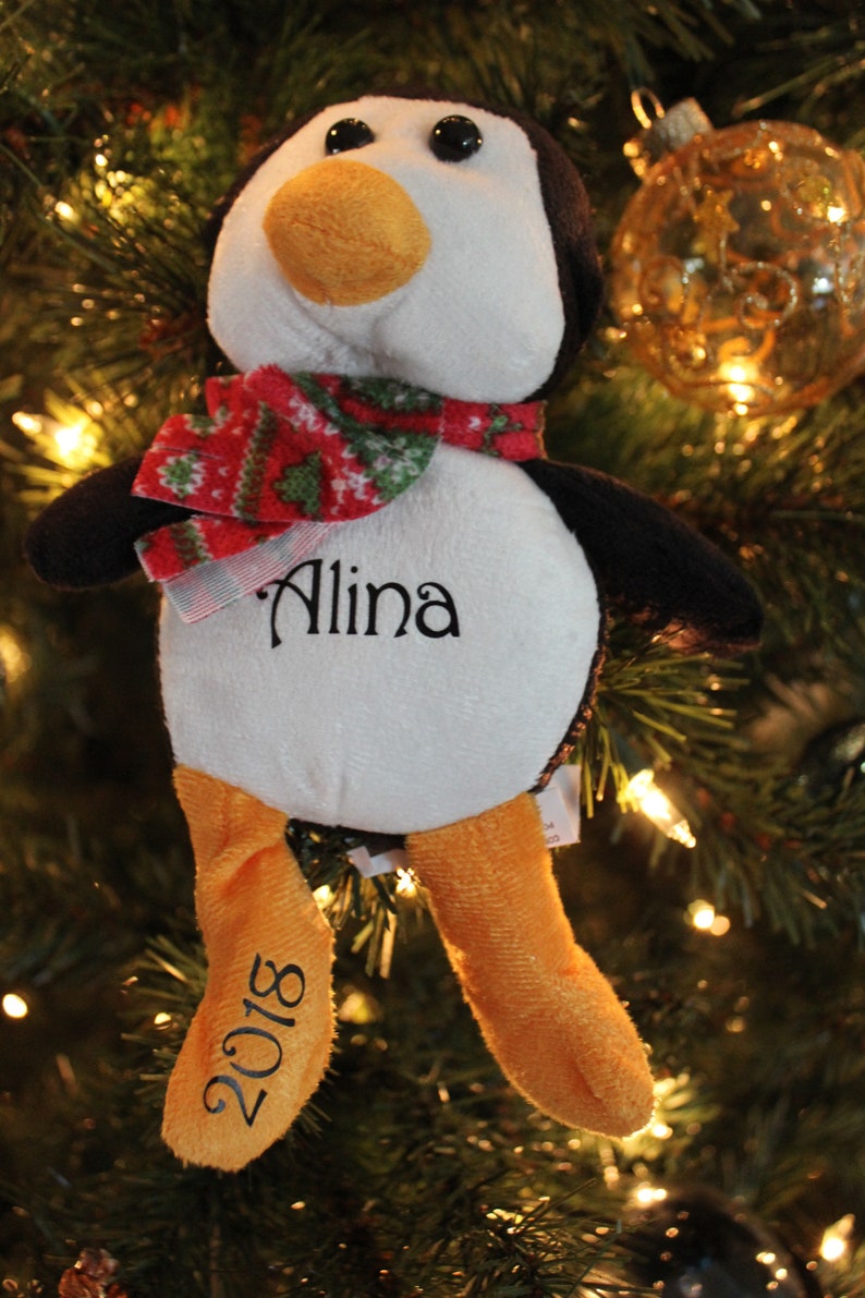 Christmas Stuffed Plush Animals Personalized Stuffed Toys - Etsy