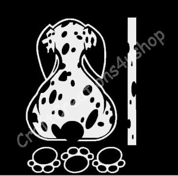 Wagging Wiper Dog Sticker, Dog Decal for Car Window, Custom Decal - Etsy