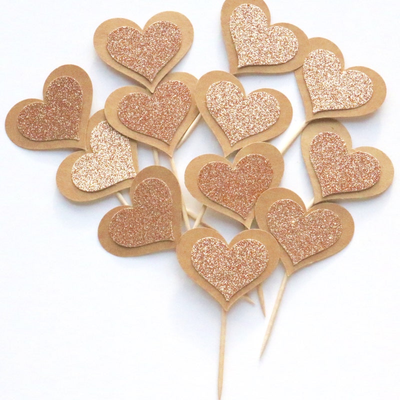 Gold Cupcake Topper - Etsy