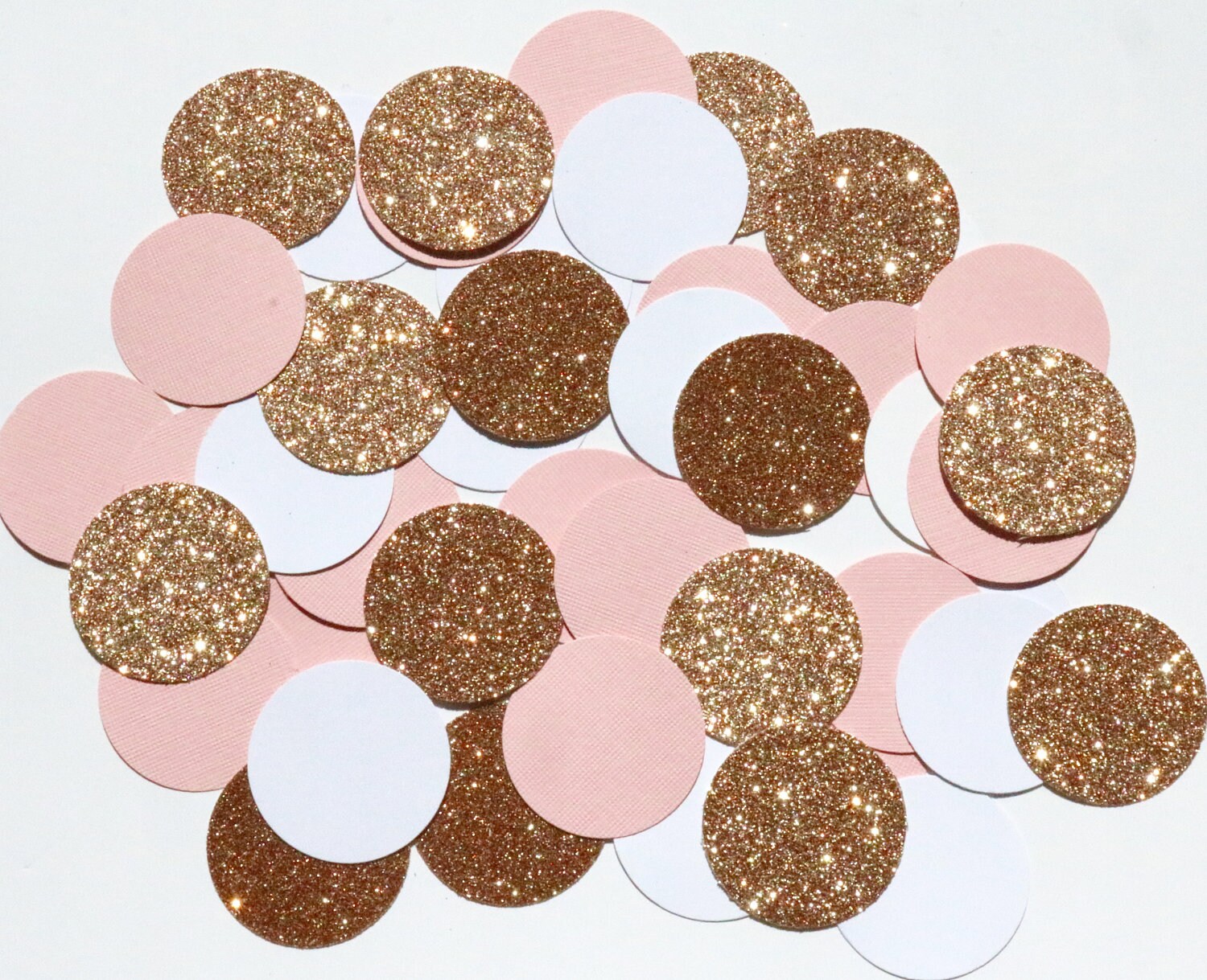 Rose Gold Confetti Rose Gold Wedding Confetti Heart - Etsy