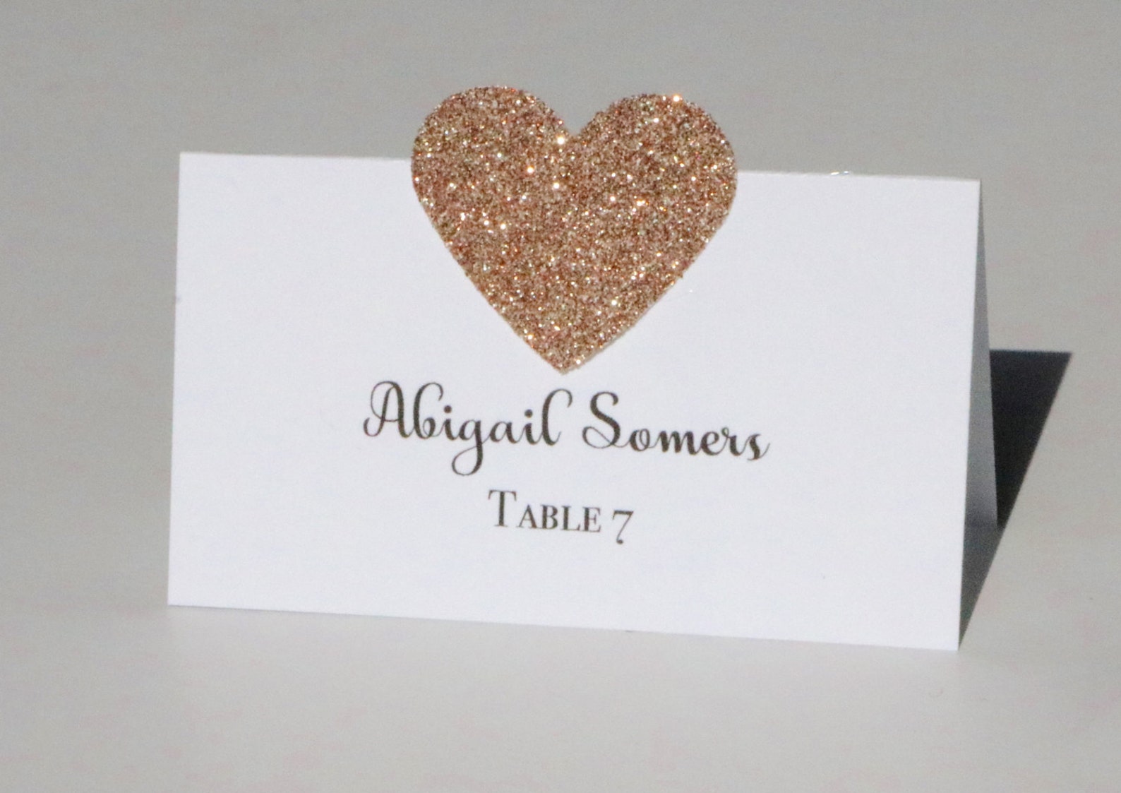 10 Rose Gold Place Cards Wedding Place Cards Rose Gold - Etsy