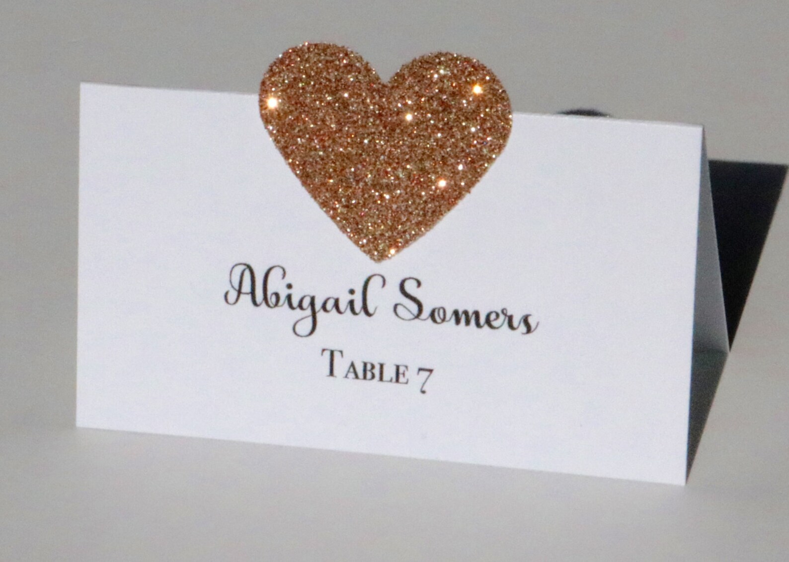 10 Rose Gold Place Cards Wedding Place Cards Rose Gold - Etsy