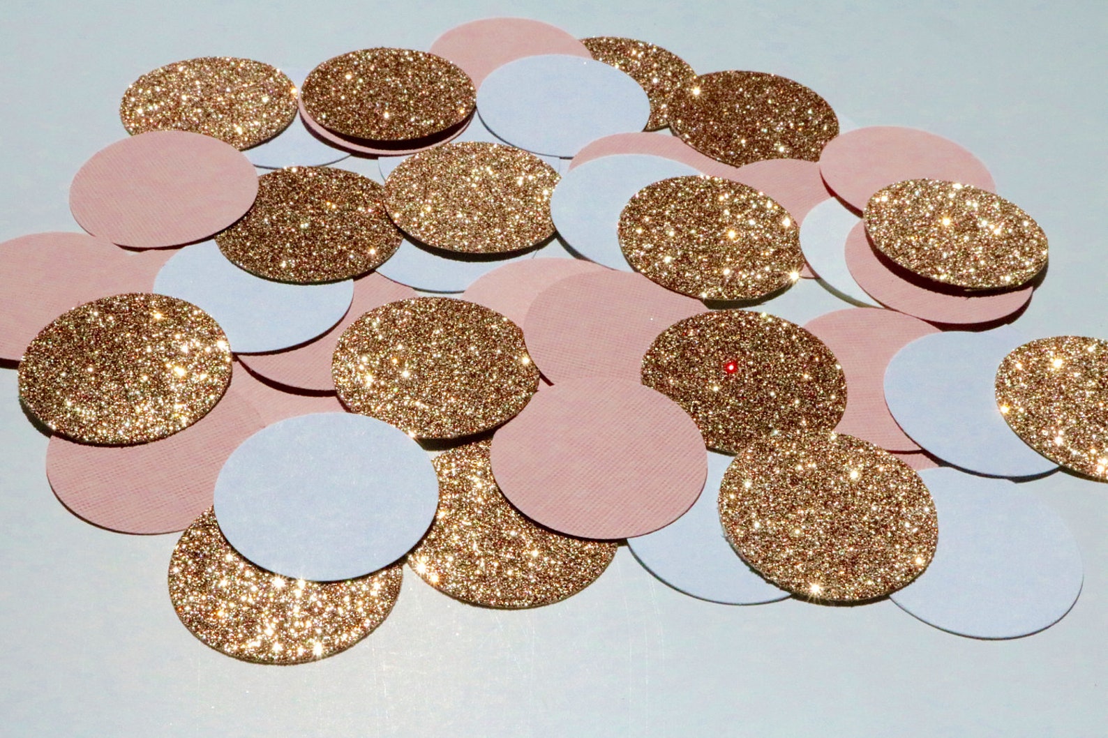 Rose Gold Confetti, Rose Gold Wedding, Confetti, Heart Confetti, Rose ...