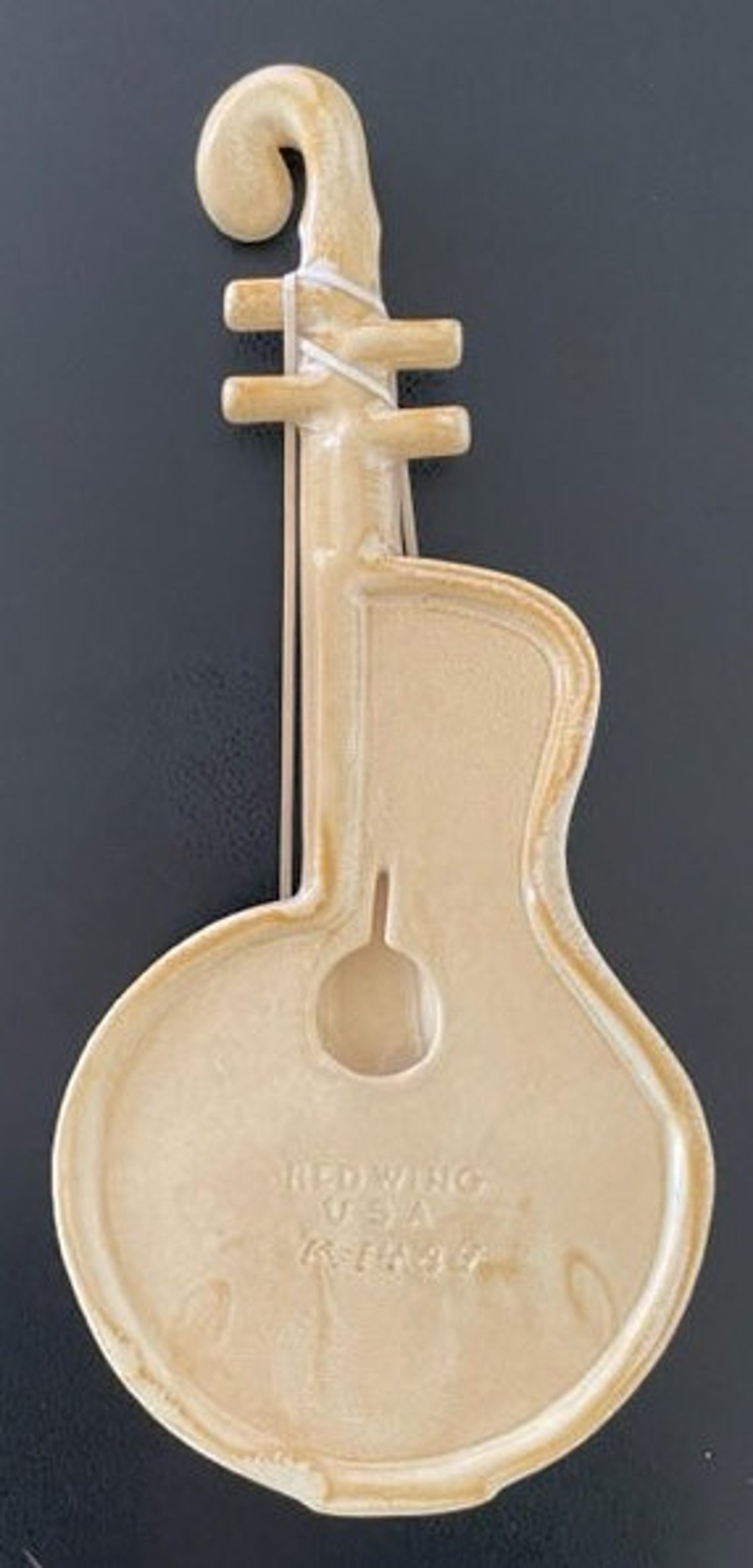 Red Wing Violin Wall Pocket, Vintage Wall Art Planter, M-1484 Made in ...