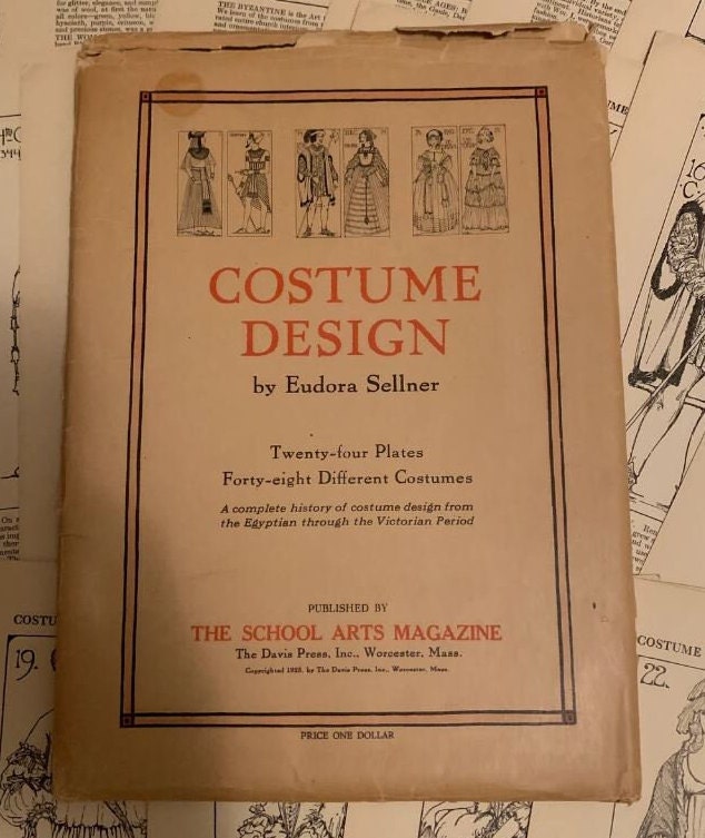 Rare History of Costume Design Plates From 1926 - Etsy