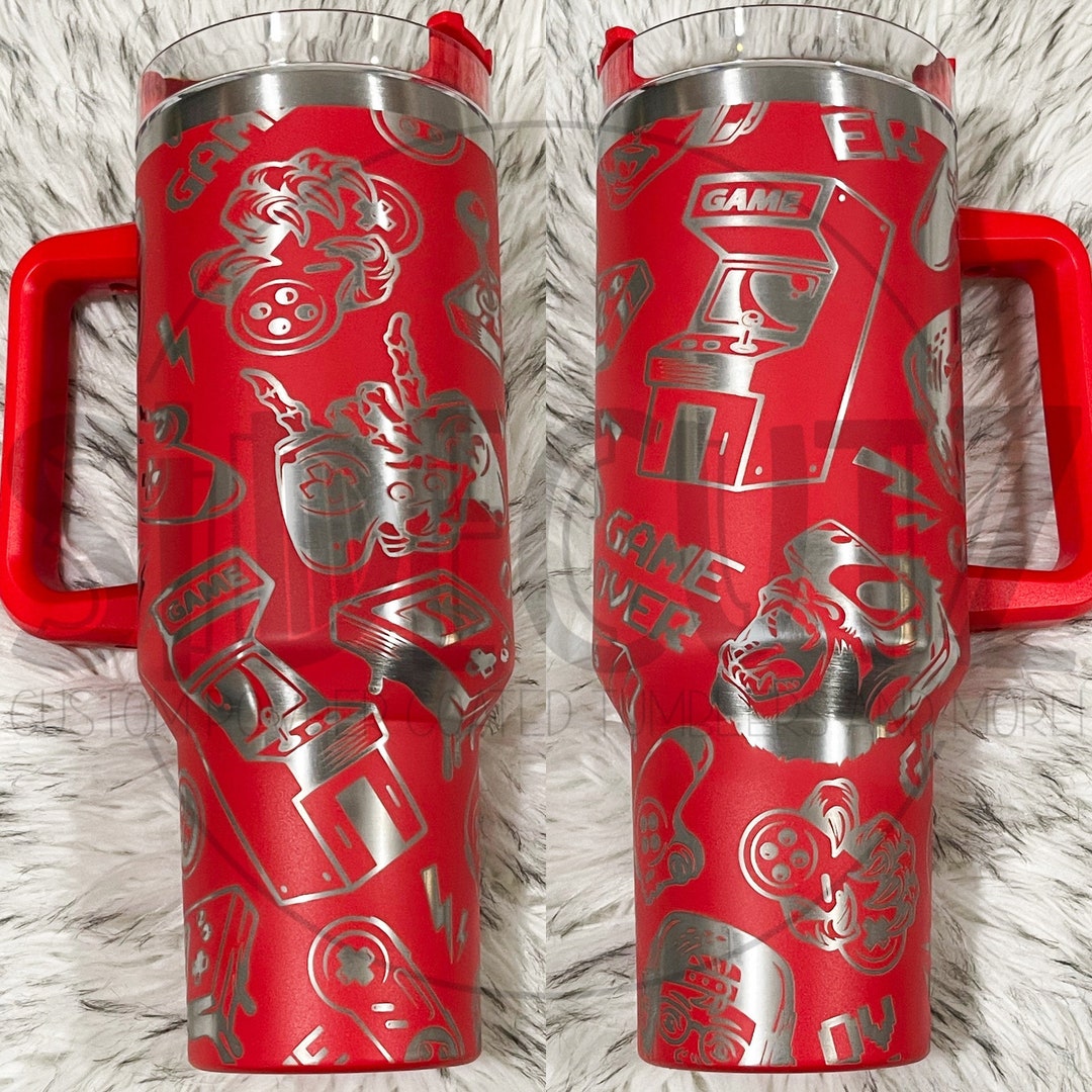 Laser Engraved Gaming 40oz Tumbler - Etsy