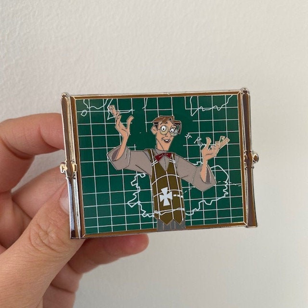Fantasy Disney Atlantis Milo Kida Journal Presentation Pin Boiler Room ...